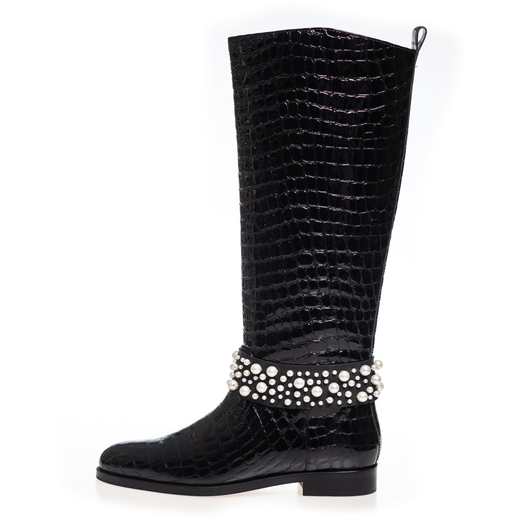 LADY BOOT - BLACK – Copenhagenshoes.com