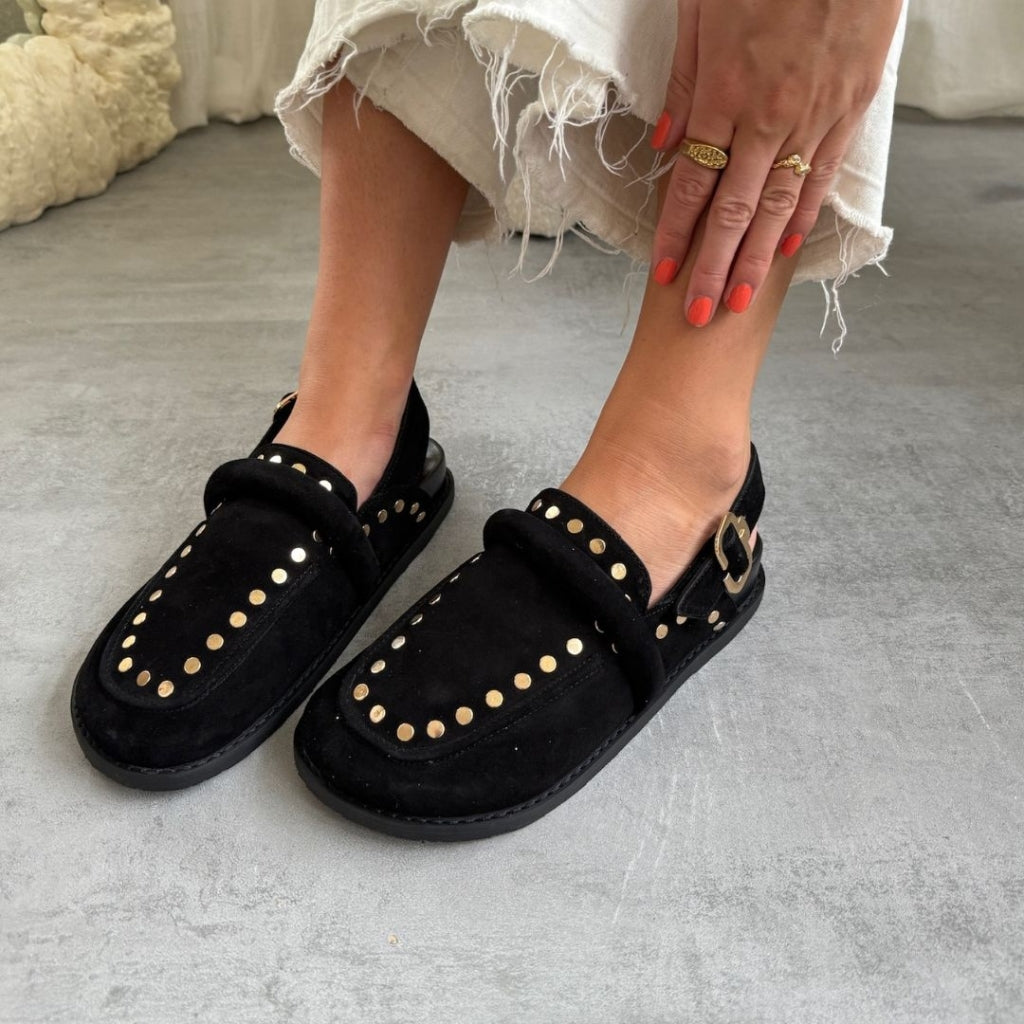 MILLA SHOES - BLACK SUEDE – Copenhagenshoes.com